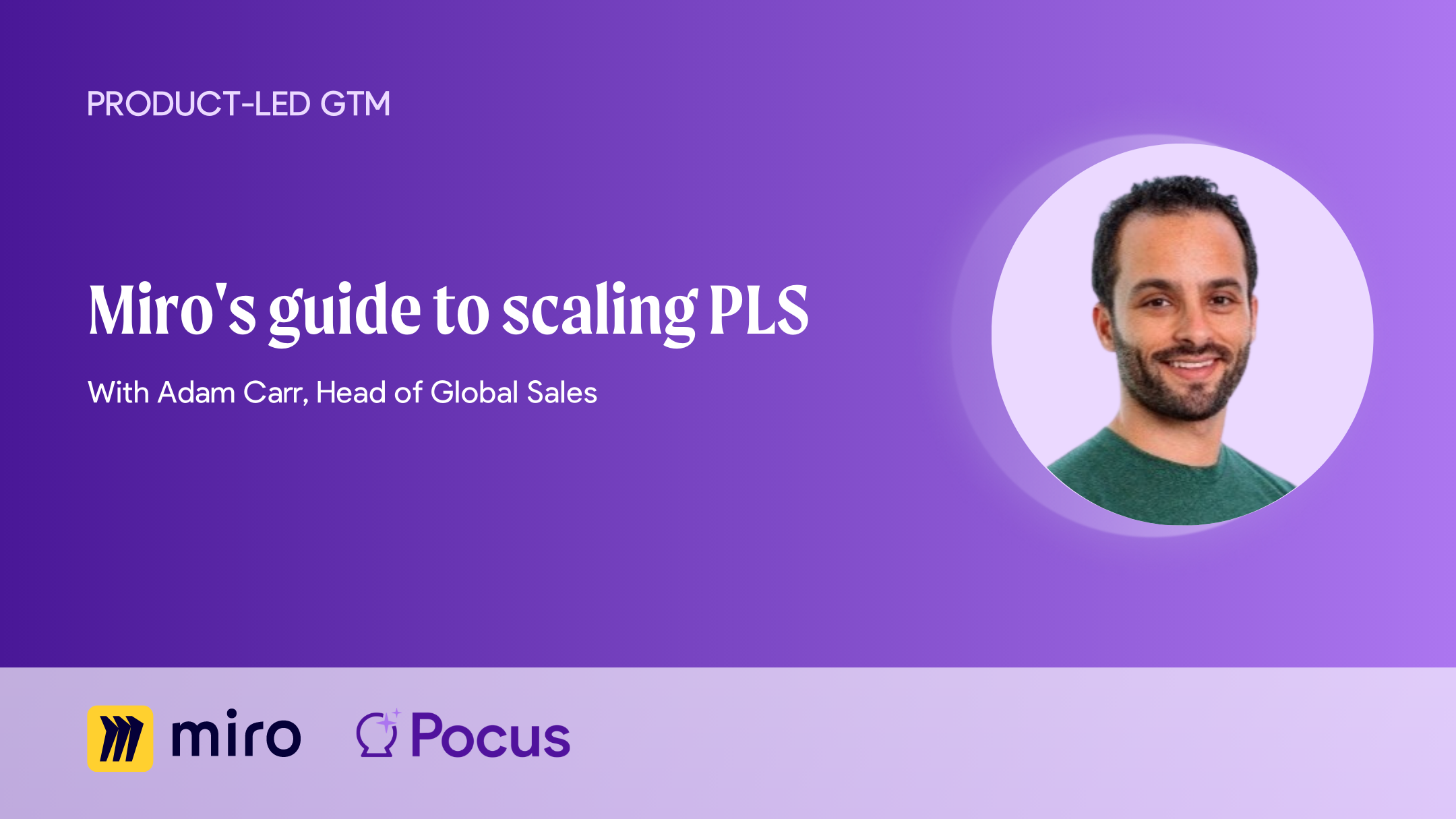 Pocus - Miro's guide to scaling Product-Led Sales